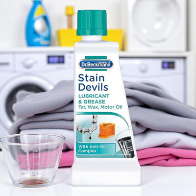 Dr. Beckmann Stain Devils Lubricants & Oils Remover 50ml x 3 Grease Wax ...