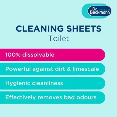 DR. BECKMANN TOILET CLEANING SHEETS CITRUS SENSATION (6 PACK X 20 ...