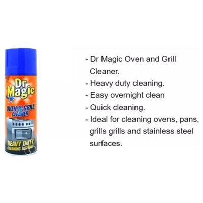 Dr Magic Oven and Grill Cleaner, Aluminum, Red (Pack of 12)