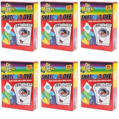 DR MAGIC SNATCH A DYE, WHITE, 15cm (Pack of 6)