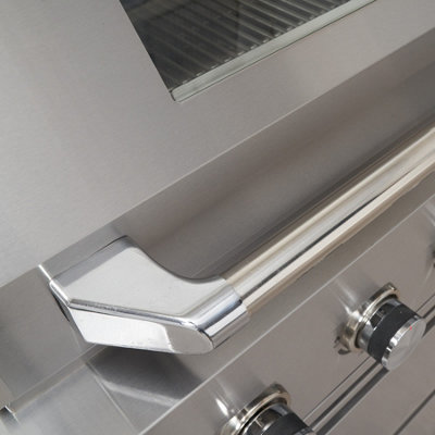 Draco Grills 6 Burner BBQ Modular Outdoor Kitchen with Sear Station ...