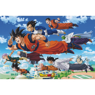 Dragon Ball Goku's Group 61 x 91.5cm Maxi Poster | DIY at B&Q