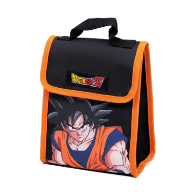 Dragon Ball Z Goku Backpack Set Black/Orange (One Size)
