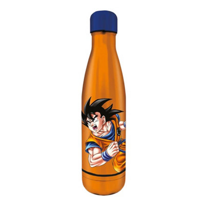Dragon Ball Z Goku Metal 540ml Water Bottle Orange/Blue (One Size)