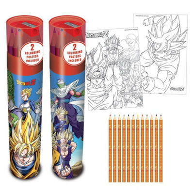 DRAGON BALL Z PENCIL TUBE (PACK OF 15) MULTICOLOURED (ONE SIZE)