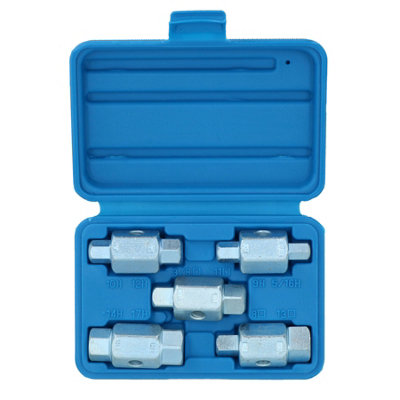 Drain Sump Plug Key Tool Set Axles Gear Box Car Repair Oil Change