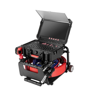 Drain-Tek Duo - Dual Reel Compact Sewer Inspection Camera with 13" HD ...