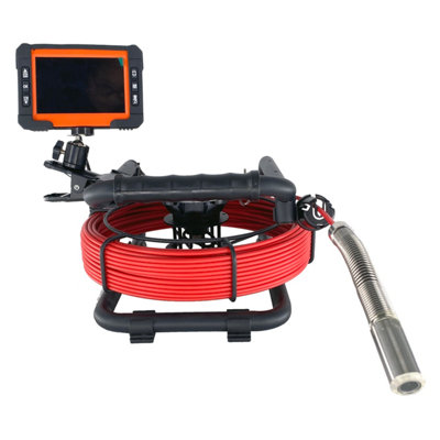 Drain-Tek Pipe and Sewer Inspection Camera System 30m Cable and 21mm Camera