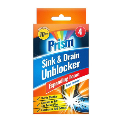 Drain Unblocker Powder Sachets 4x 25g