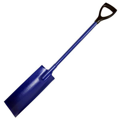 Drainage Drain Spade Fibreglass D Handle Post Hole Trench Shovel Steel ...