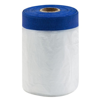Draper 09662 ROLLINGDOG PAINTERS-SHIELD 8482 Blue Pretaped Masking Film ...