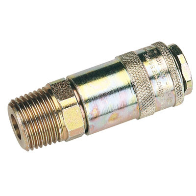 Draper 1/2" Male Thread PCL Tapered Airflow Coupling | DIY at B&Q