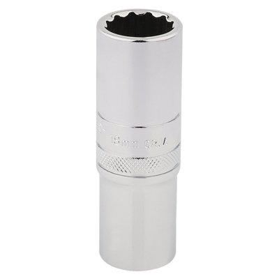 Draper 1/2" Square Drive Hi-Torq 12 Point Deep Socket 18mm 33741 | DIY ...