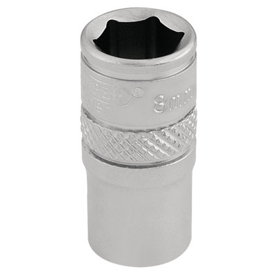 Draper 1/4" Square Drive Socket 8mm 16513 | DIY at B&Q
