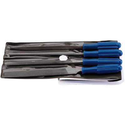 Draper 100mm Warding File Set with Handles (4 Piece) (14184) | DIY at B&Q