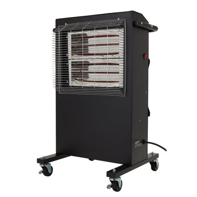 DRAPER 110V 2.4KW INFRARED CABINET HEATER 8188 BTU WITH TWIN HALOGEN ...
