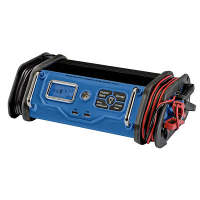 Draper 12V 30A Battery Starter Charger With Smart Charge LCD Display ...
