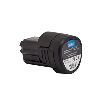 Draper 12V Li-ion Battery, 1.5Ah 70308