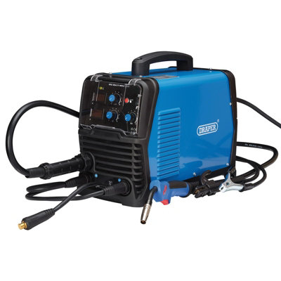 Draper 200A Gas Gasless MIG Inverter Multi Welder MIG MAG Flux Cored ...