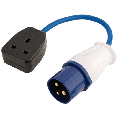 Draper 230V Adaptor Lead with 16A Plug to 13A Socket 17573 | DIY at B&Q
