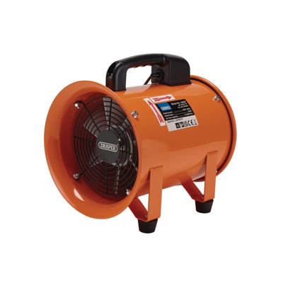 Draper 230V Air Mover Ventilator, 8"/200mm, 180W 19406