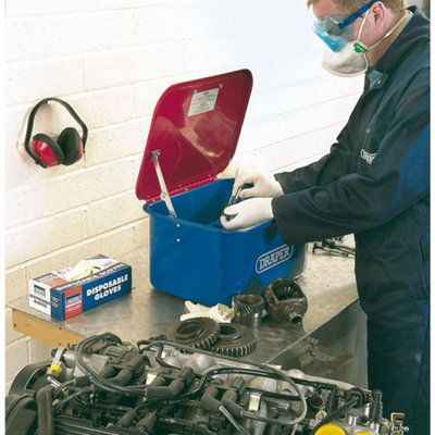 Draper 230V Bench-Mounted Parts Washer, 12L 37826