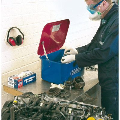 Draper 230V Bench-Mounted Parts Washer, 12L 37826