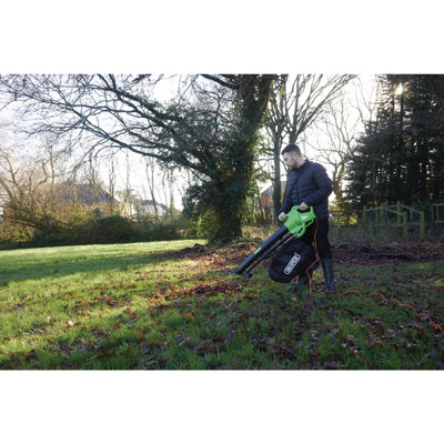 Draper 230V Garden Vacuum Blower Mulcher 3000W, 3-in-1, 35L Bag ...