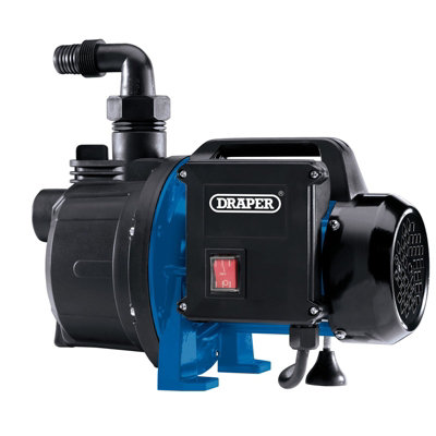 DRAPER 230V SURFACE MOUNTED WATER PUMP 76L/MIN 1100W, SELF-PRIMING WITH ...