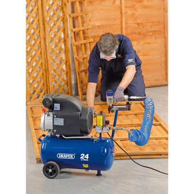 Draper 24L Direct Drive Air Compressor, 1.5kW/2hp 24980