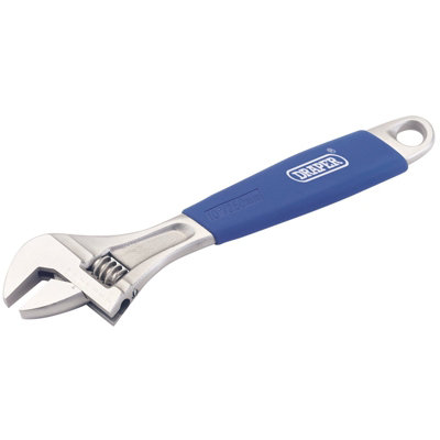 Draper 250mm Soft Grip Adjustable Wrench 88603 | DIY at B&Q