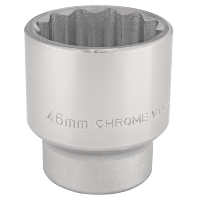 Draper 3/4" Square Drive 12 Point Socket (46mm) (16706) | DIY at B&Q