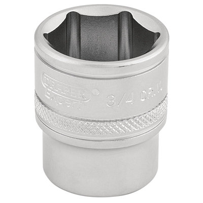 Draper 3/8" Square Drive 6 Point Imperial Socket 3/4" 16574 | DIY at B&Q