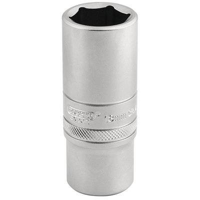 Draper 3/8" Square Drive 6 Point Metric Deep Socket 19mm 16586 | DIY at B&Q