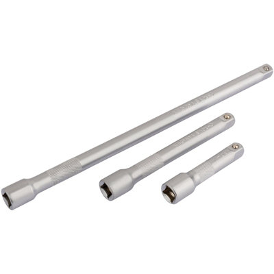 Draper 3/8" Square Drive Extension Bar Set 3 Piece 16425 | DIY at B&Q