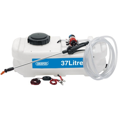 Draper 34674 Farm ATV Quad Bike Spot Sprayer 37 Litre Tank Weed Killer ...
