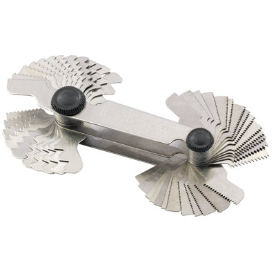 Draper 52 Blade 4-62 BSW Screwpitch Gauge Set, 0.25 - 6mm 51072