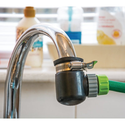 Draper 90 degree Right Angle Lock on Tap Connector 24919