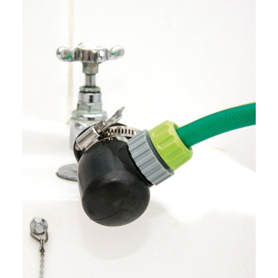 Draper 90 degree Right Angle Lock on Tap Connector 24919