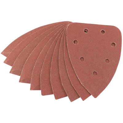 Draper Aluminium Oxide Sanding Sheets, 141 x 141 x 98mm, 120 Grit 92331 ...