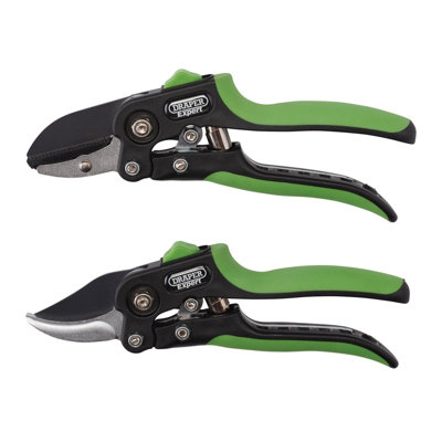 Draper Anvil and Bypass Secateurs Set, 200mm (2 Piece) 08986 | DIY at B&Q