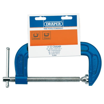 Draper C Clamp, 150 x 70mm (Display Packed) 51954