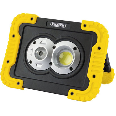 Draper COB LED Rechargeable Worklight, 10W, 750 Lumens 87737 | DIY at B&Q