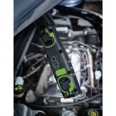 Draper COB/SMD LED Rechargeable Inspection Lamp, 7W, 700 Lumens, Green ...