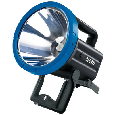 Draper Cree LED Rechargeable Spotlight with Stand, 20W, 1,600 Lumens ...