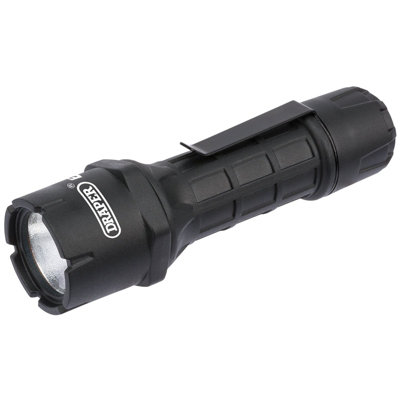 Draper CREE LED Waterproof Torch, 1W, 1 x AA Battery Required 51751 ...
