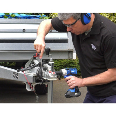 Draper D20 20V Brushless Impact Wrench, 1/2" Sq. Dr., 250Nm (Sold Bare ...
