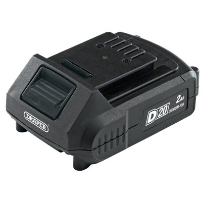Draper D20 20V Li-ion Battery, 2.0Ah 55887 | DIY at B&Q