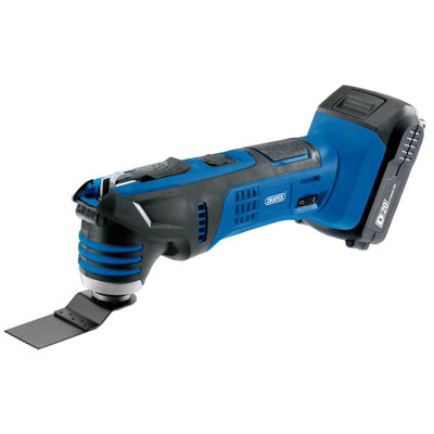 Draper D20 20V Oscillating Multi-Tool, 1 x 2.0Ah Battery, 1 x Charger ...