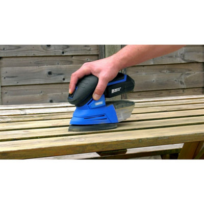 Draper D20 20V Tri-Base Detail Sander, 1 x 2.0Ah Battery, 1 x Charger 00608